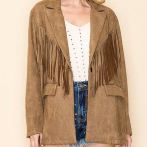 Vocal | Jackets & Coats | Vocal Western Boho Shabby Chic Studded Suede ...